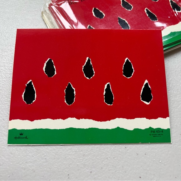 Hallmark | Party Supplies | Watermelon Themed Vintage Invitation ...